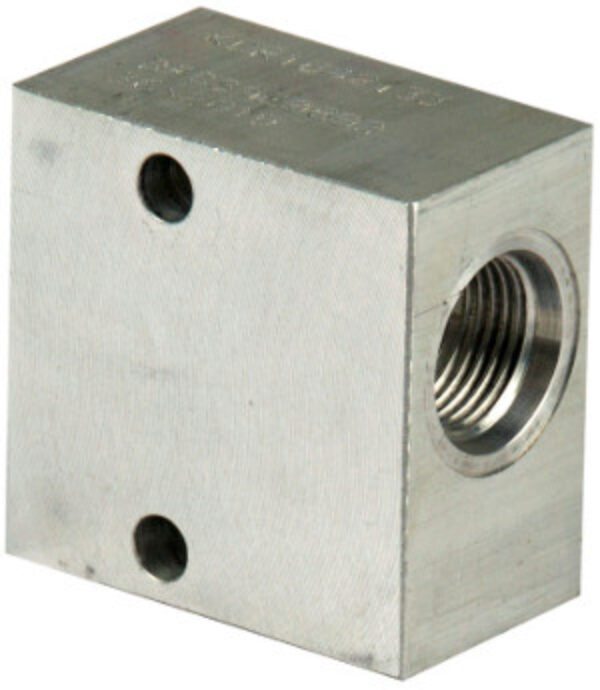 in-line manifolds for 3/4-16UNF valves 1/4 BSPP ports - Fluidbay